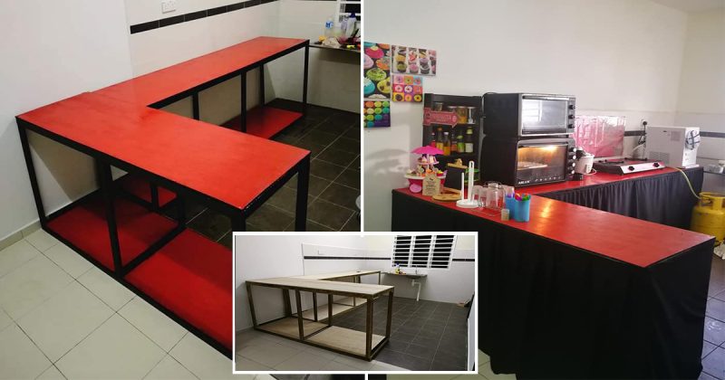 DIY Table Top Kayu Untuk Yang Belum Ada Bajet. Kukuh, Kos Tak Sampai ...