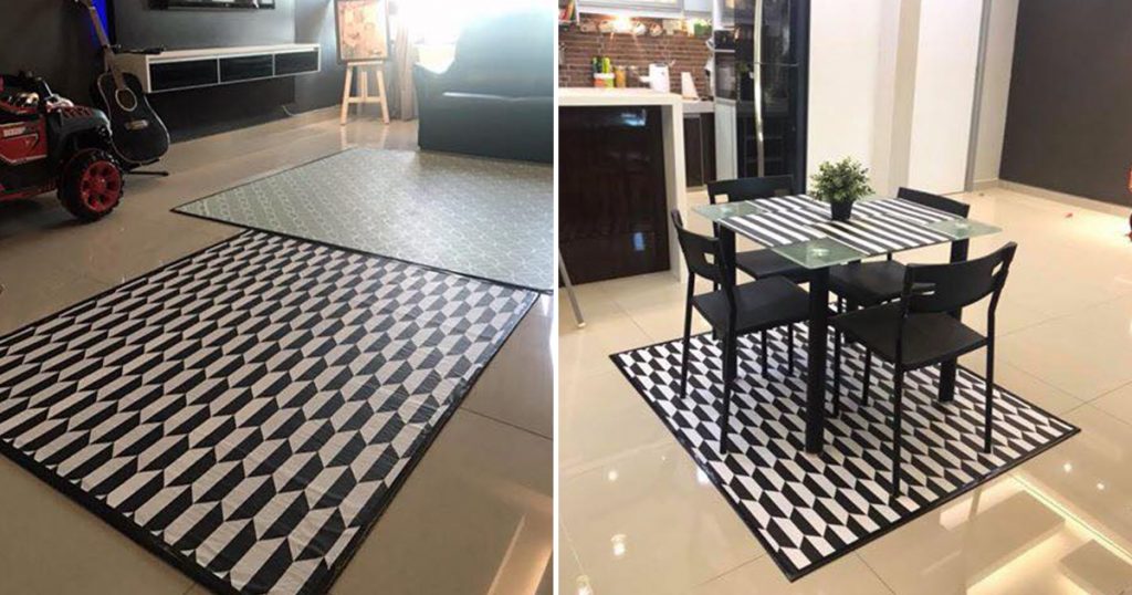 Makeover Tikar Buluh Yang Dah Lusuh. Mudah, Jimat & Terus Nampak Baru