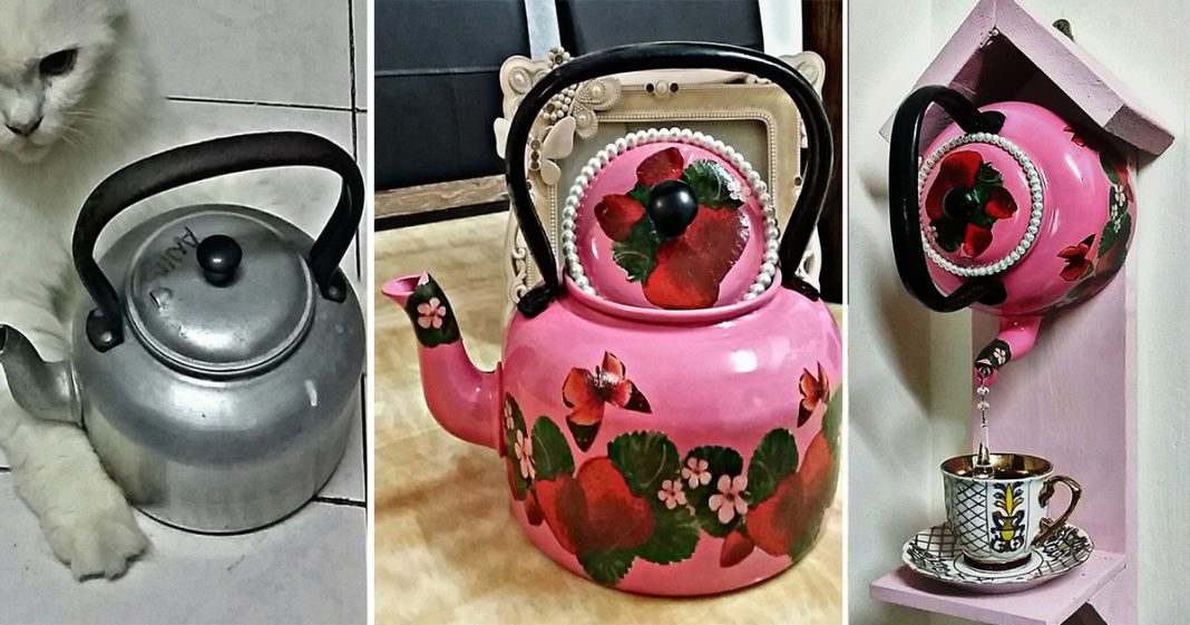 Cerek Lama Jangan Dibuang, Boleh Ubah Jadi Hiasan Dinding Macam Ni ...