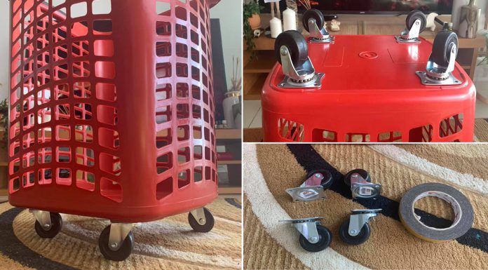 DIY Bakul Roda Pelbagai Guna, Mudah Alih Tak Perlu Angkat