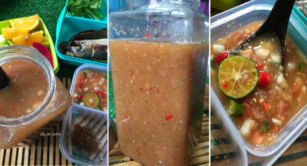 Begini Caranya Buat Air Asam Yang Sedap, Sampai Ketagih Nak Cicah Hari-Hari