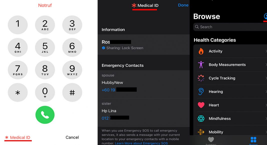 Cara Paparkan No Telefon Untuk Dihubungi Waktu Kecemasan Pada Telefon ...