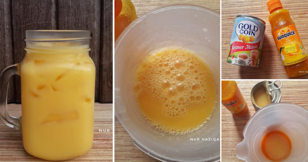 Cara Buat Air Oren Yang Rasanya Macam Vitagen - Vanilla Kismis