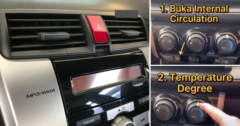 4 Cara Setting Aircond Kereta Supaya Jadi Lebih Sejuk