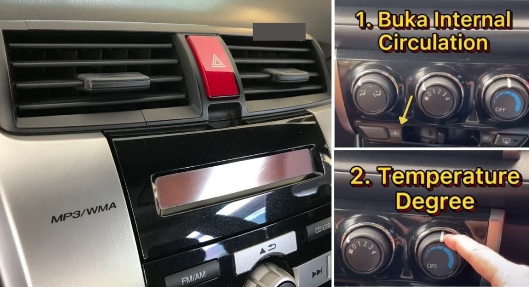 4 Cara Setting Aircond Kereta Supaya Jadi Lebih Sejuk