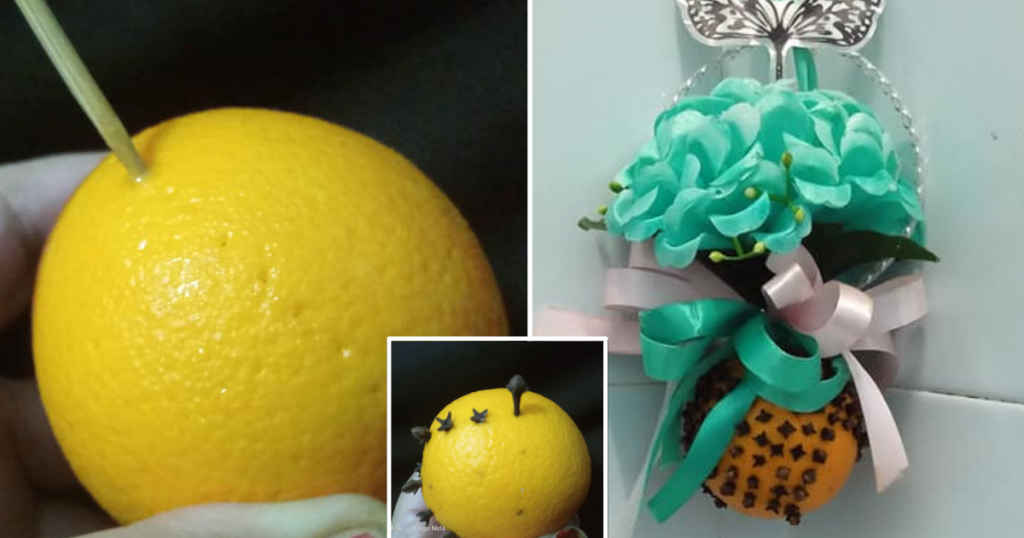 Cucuk Oren Dengan Cengkih, DIY Pewangi Rumah Semula Jadi Paling Mudah ...