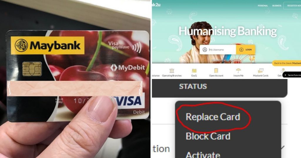 Cara Tukar & Aktifkan Kad Debit Maybank Secara Online. Tak Perlu ...