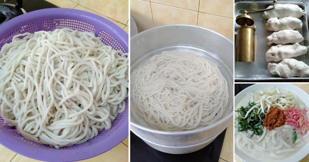 Buat Sendiri Laksa Beras, Mudah Saja. Bancuh Tepung & Kepal, Masuk ...