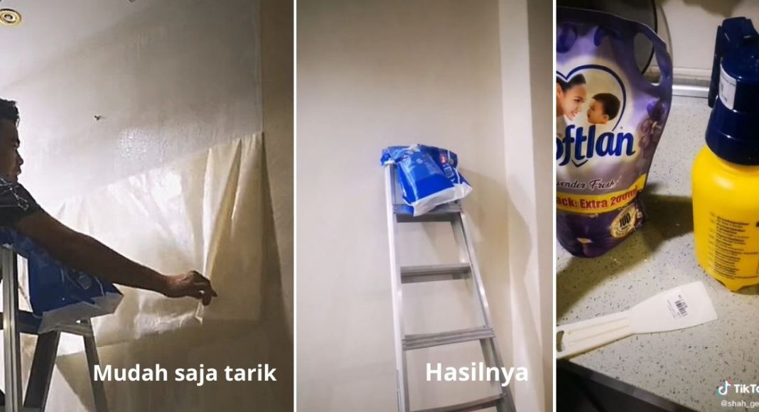 Cara Mudah Tanggalkan Wallpaper, Sembur Dengan 2 Bahan Ini Dulu ...