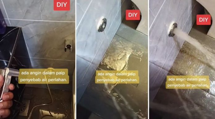 Ada Angin Dalam Paip Punca Air Paip Keluar Perlahan, Ini Cara Untuk ...