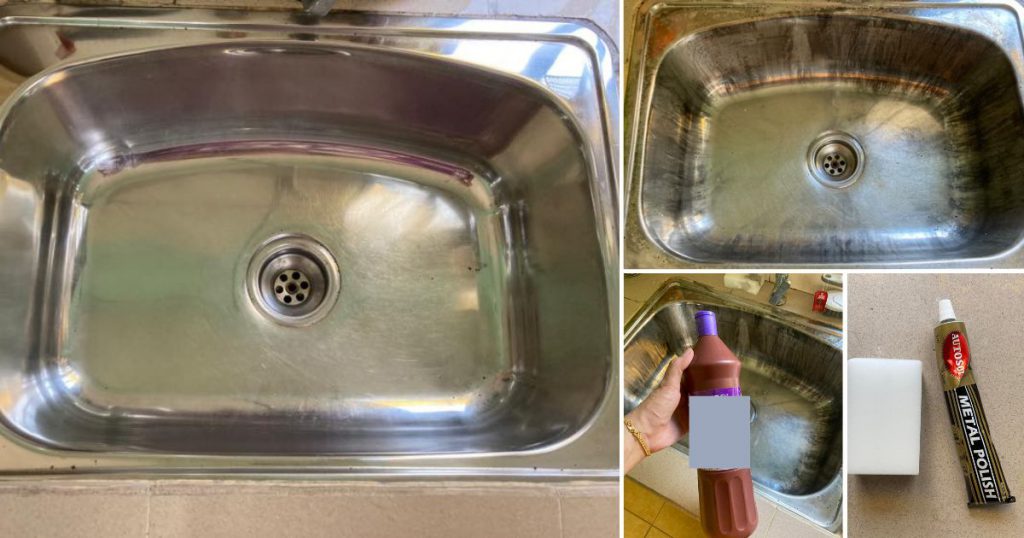 Tip Bersihkan Singki Yang Hitam Terkena Asid Pencuci, Sapu Dengan Bahan ...