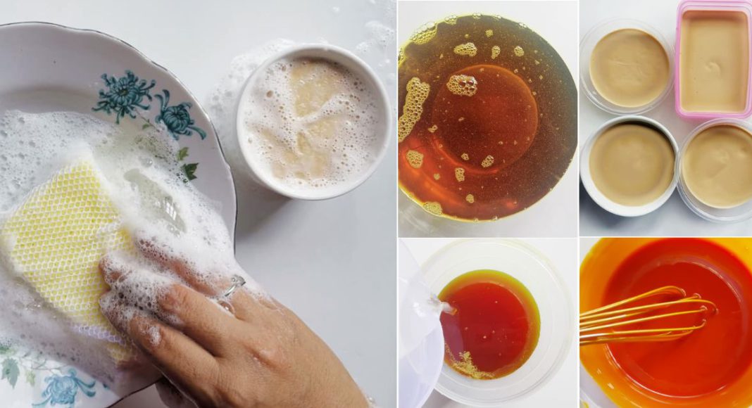 Buat Sendiri Sabun Basuh Pinggan Guna Lebihan Minyak Menggoreng. Tak ...