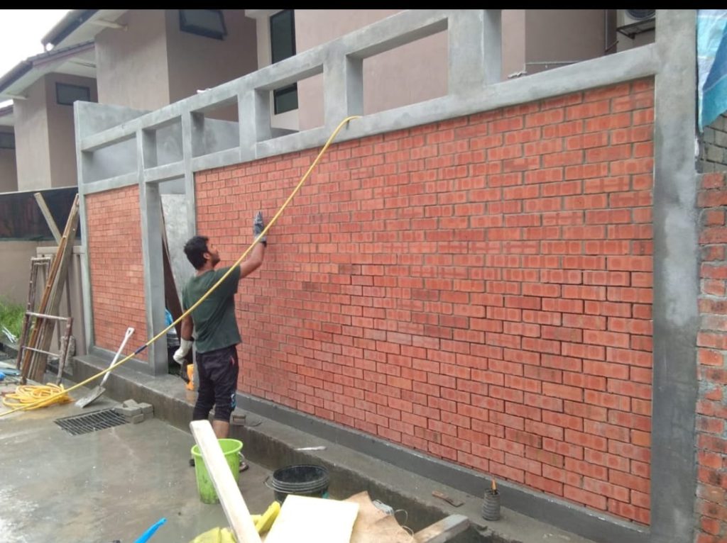 Tip Buat Tembok Bata Cantik & Kemas. Tukang Kongsi Cara Pilih & Ikat ...