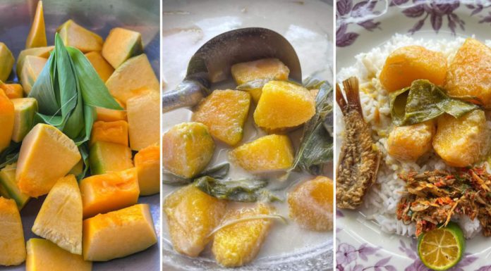 Cara Buat Labu Masak Lemak, Lauk Paling Mudah. Tak Guna Bawang & Cili ...