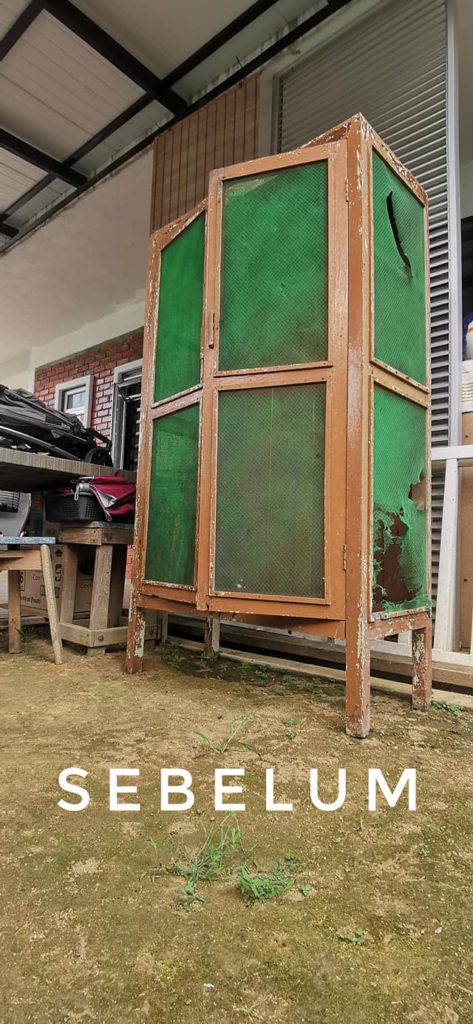 Makeover Gerobok Lauk Jadi Almari Hiasan Eksklusif. Kalau Masih Ada Di ...