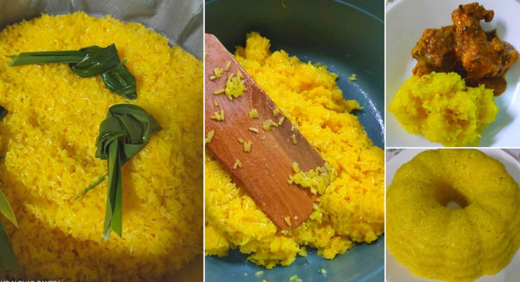 Masak Pulut Kuning Cara Orang Kelantan. Sedapnya Memang Lain & Tetap ...