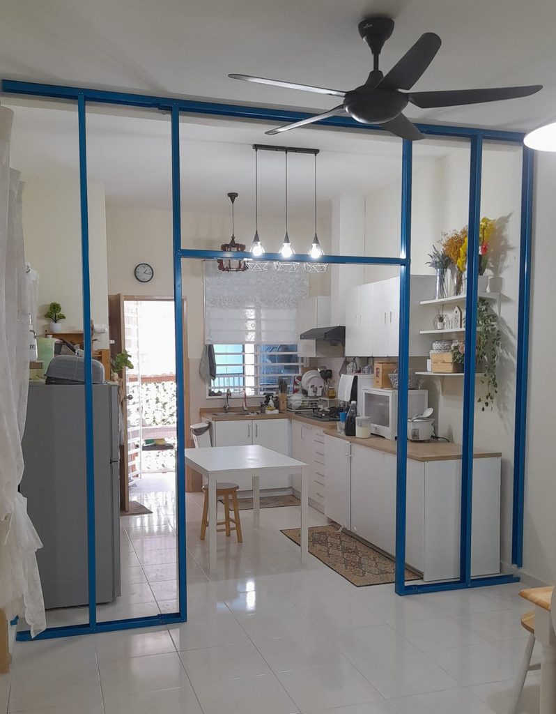 DIY Pasang Partition Untuk Sorok Dapur Guna Besi C & Gypsum Board. Tak ...